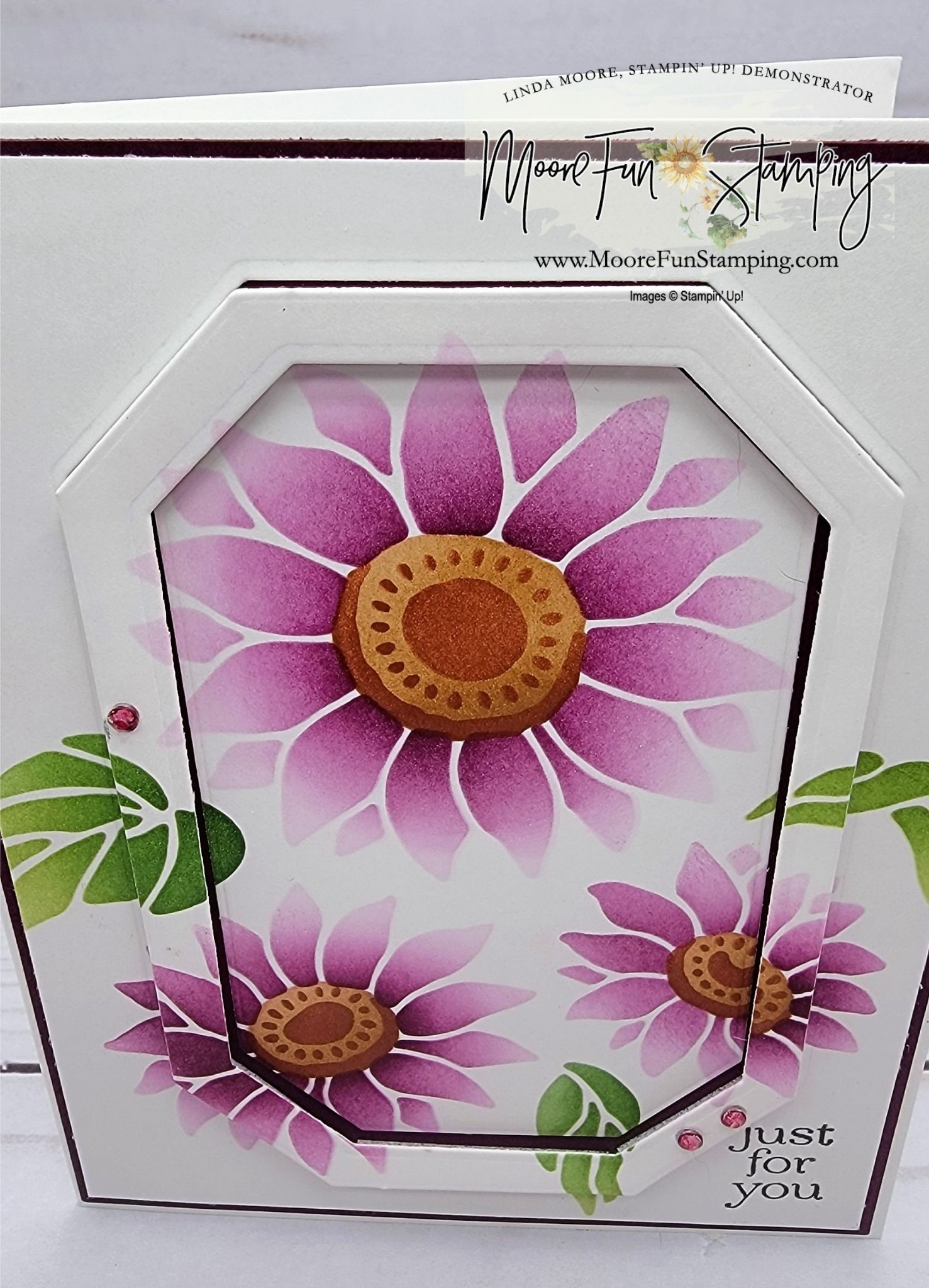 Shapes - Stamping with Friends Blog Hop - MooreFunStamping.com - Linda ...