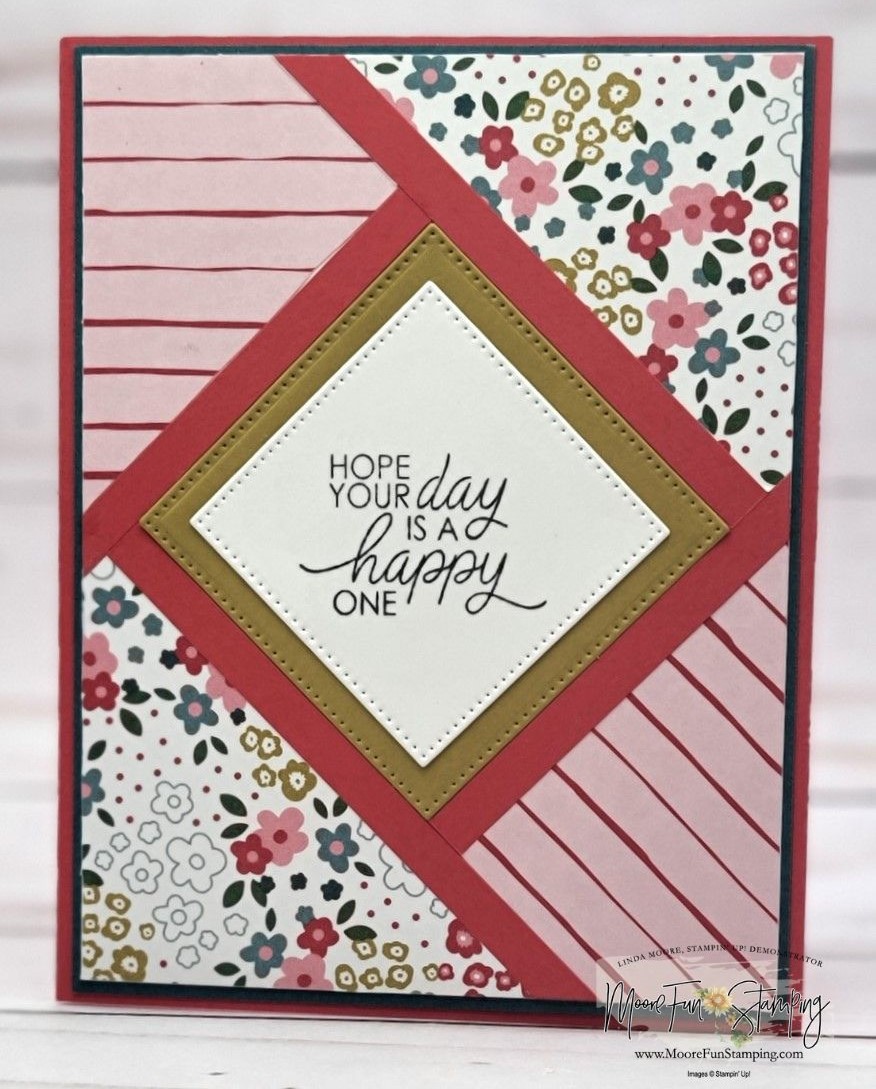 Fracture / Shutter Card - MooreFunStamping.com - Linda Moore, Stampin ...