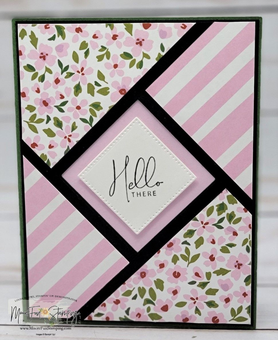 Fracture / Shutter Card - MooreFunStamping.com - Linda Moore, Stampin ...